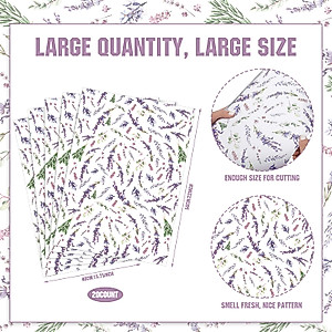 20 Sheet Fragrant Drawer Liners for Dresser Lavender Scented Cabinet Liners for Shelves 15.8 x 22 Inch Paper Liner for Drawers and Cabinets Non Adhesive Drawer Paper Liner for Home Shelf Closet