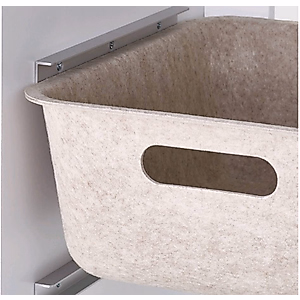 Triple Opening Sliding Bin Cube White - Brightroom