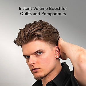 BluMaan Volume Cream - Adds Enhanced Volume for Fine, Flat & Thin Hair - Heat Protecting Formula - Thickening Effect for Thinning Hair - Volumizing Styling Cream for Men & Women - 3.4 oz