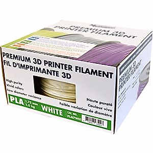 MG Chemicals - PLA17WH1 White PLA 3D Printer Filament, 1.75 mm, 1 kg Spool