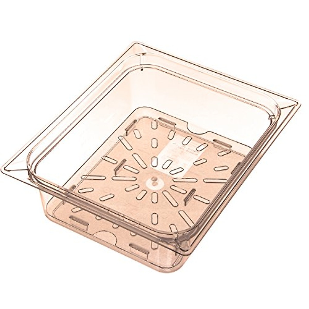 Carlisle FoodService Products 1043513 StorPlus High Heat Drain Shelf, Half Size, Amber