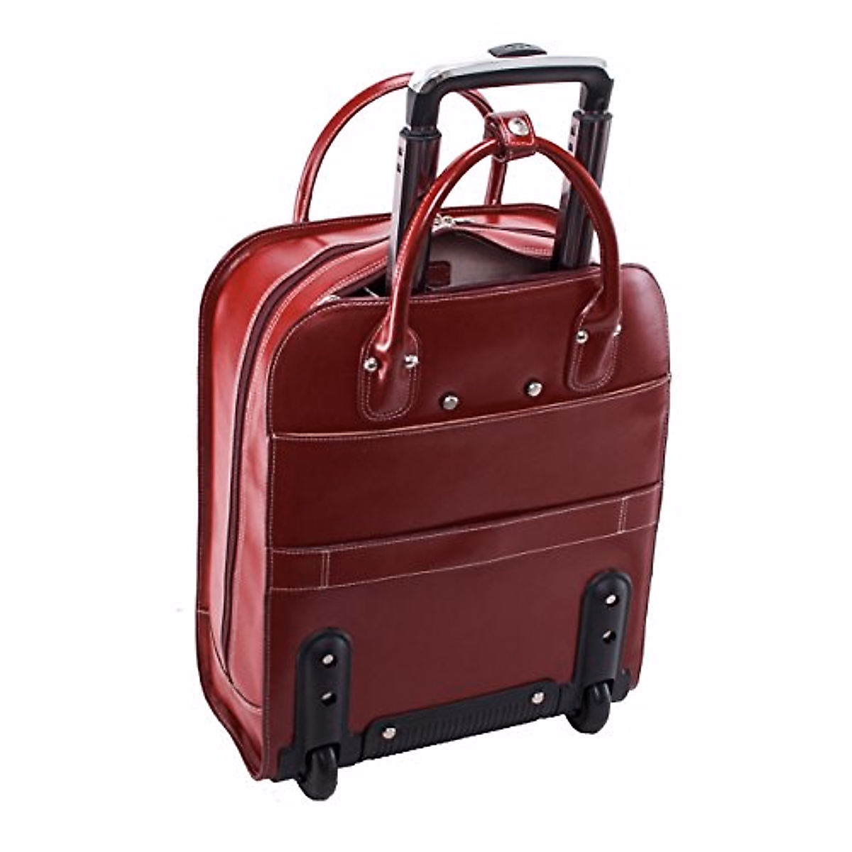 McKlein Briefcase, Red, 13 50 L x 6 W x 16 H