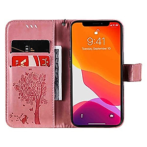 Fansipro Phone Cover Wallet Folio Case for Sony Xperia 1 III, Premium PU Leather Slim Fit Cover for Xperia 1 III, 2 Card Slots, Exactly fit, Pink