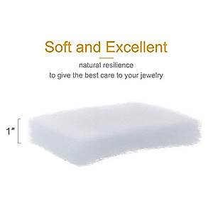 MESHA Cardboard Jewelry Boxes, 3.5x3.5x1 Cotton Filled Jewelry Gift Box with Lid, Jewelry Boxes for Small Business, Packing, Shipping, Necklace, Earring, Bracelet, Black, Pack of 52 Jewelry Boxes