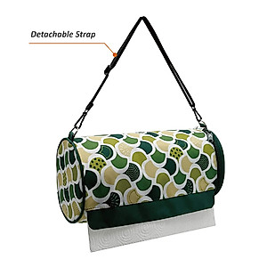 Olve Kitchen Paper Towel Holder Hanging Paper Towel Dispenser Cover for Kitchen, Camping Outdoor (Green)