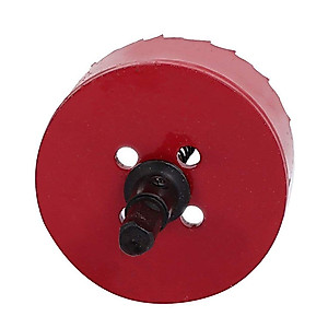 Luomorgo 75mm/3 inch Hole Saw, 1 1/4 inch Cutting Depth HSS Bi-Metal Hole Cutter for Wood Cornhole Boards Plastic Drywall & Metal Sheet