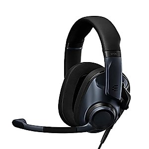 EPOS H6Pro - Closed Acoustic Gaming Headset with Mic - Over-Ear Headset – Lightweight - Lift-to-Mute - Xbox Headset - PS4 Headset - PS5 Headset - PC/Windows Headset - Gaming Accessories (Black)