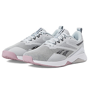 Reebok Women's Nanoflex TR 2.0 Cross Trainer, Pure Grey/White/Black, 8.5