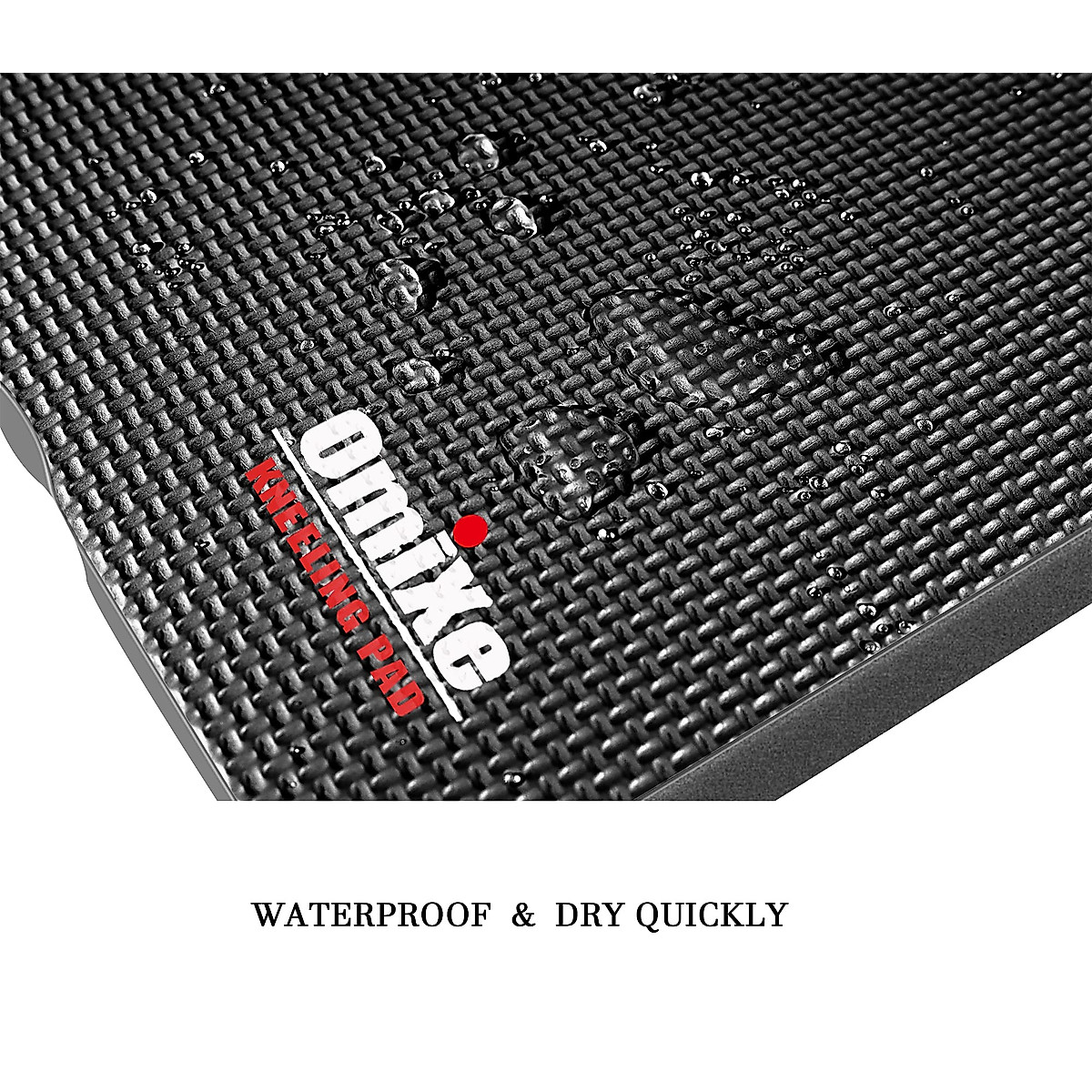 Omixe Comfy Extra Large Thick Waterproof Gardening Kneeling Pad Foam Kneeler Mat Garden Knee Pad Cushion for Gardening Planting Yard Work Prayer Yoga Mechanic Workout Baby Bath 18 x 11 x 1.5 Black