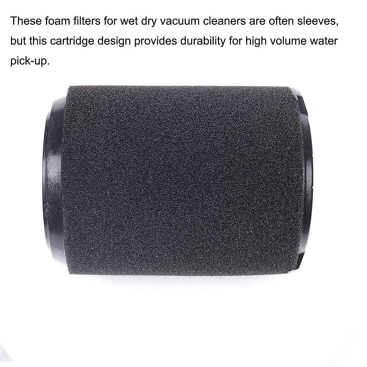 MOCW VF7000 Replacement Filters Compatible with Ridgid Wet Pickup Only Vac Filter for Ridgid 5-20 Gallon Wet/Dry Vacuums, 1 Piece