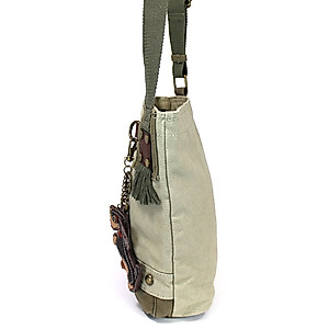 CHALA Patch Crossbody Bag Weiner Dog Dachshund Multi-color (Sand)