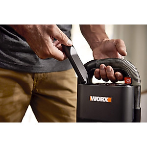 WORX WX030L.9 20V Power Share Cordless Cube Vac Compact Vacuum, Bare Tool Only, Black