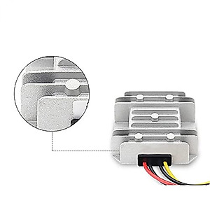 DC Buck Converter 24V 36V 12V to 12V 3A 36W auto Step Down Boost Power Converter Golf car Waterproof Module Transformer