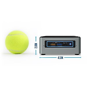 Intel NUC 6 Essential Kit (NUC6CAYH) - Celeron, Tall, Add't Components Needed