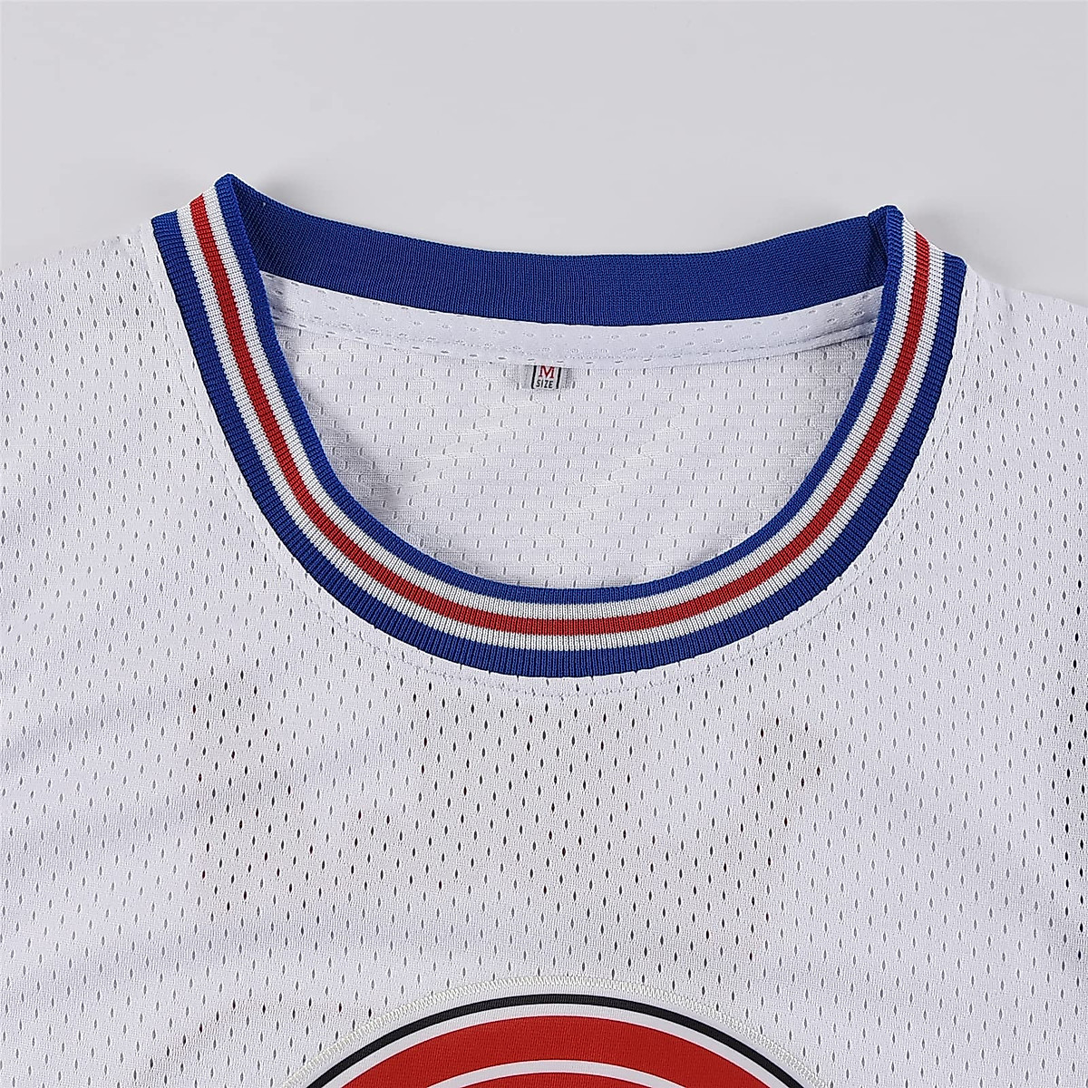 Men's Bugs 1 Space Movie Jersey Basketball Jersey White Size XXL