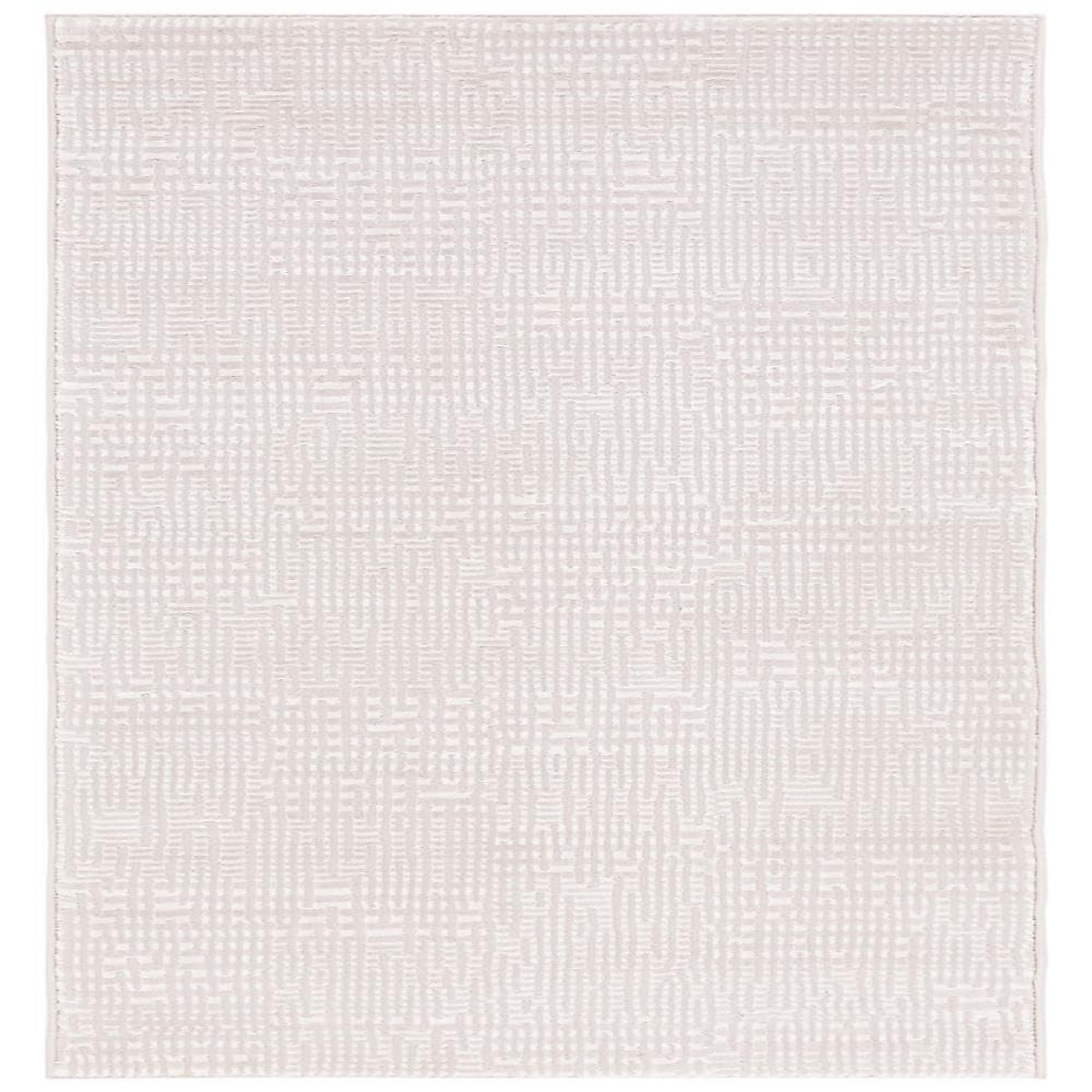 SAFAVIEH Continental Collection Runner Rug - 8' Runner, Ivory & Beige, Contemporary Design, Stain Resistant, Ideal for High Traffic Areas in Hallway, Bathroom & Kitchen (CON102A-28)