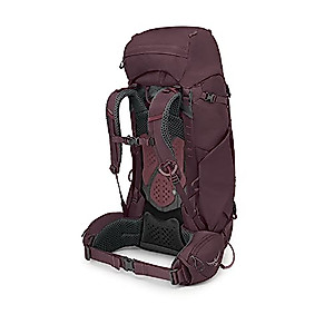 Osprey Kyte 58L Women's Backpacking Backpack with Hipbelt, Elderberry Purple, WM/L