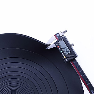 Turntable Platter Mat, 12" Silicone Rubber Slipmat Universal to All Hi-Fi Record LP Players by Gartopvoiz