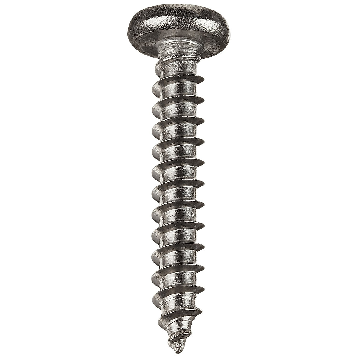 Small Parts 0816ATP188 18-8 Stainless Steel Sheet Metal Screw, Plain Finish, Pan Head, Star Drive, Type A, #8-15 Thread Size, 1" Length (Pack of 50)