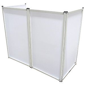 Harmony Audio HA-SKRIM Light Aluminum Portable DJ Event Facade Booth Scrim New