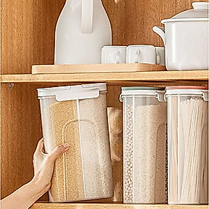 Food Storage Containers Cereal Containers Storage Pieces Clear Silicone Cereal Keeper Container Large Cereal Food Storage Containers With Lids Cookie Jar (Color : Green 3pcs)