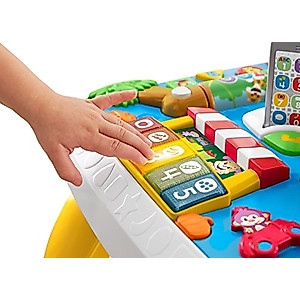Fisher-Price Baby to Toddler Toy Laugh & Learn Around the Town Learning Activity Table with Music & Lights for Infants Ages 6+ Months​ (Amazon Exclusive)