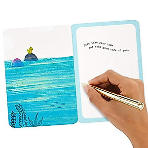 Hallmark Get Well Card (Turtle Floating)