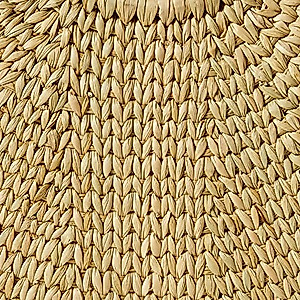 The Drop Women's Jileen Top Handle Straw Bag, Natural, One Size