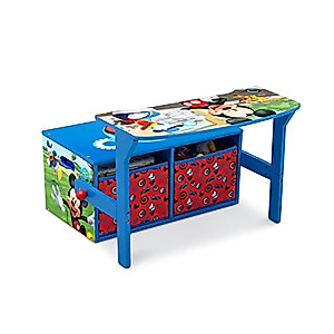 Delta Children Kids Convertible Activity Bench - Greenguard Gold Certified, Disney Mickey Mouse