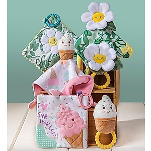 Mary Meyer Soothie Security Blanket, 10 x 10-inches, Sweet Ice Cream