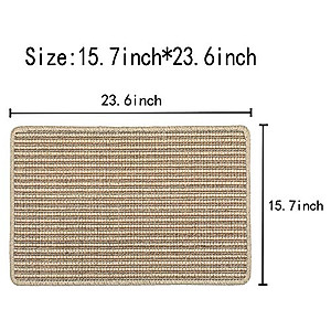 Cat Scratching Pad, Scratching Mat,Scratch Pads,Cat Scratcher Rug Natural sisal Rope Carpet