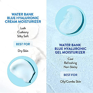 LANEIGE Water Bank Blue Hyaluronic Gel Moisturizer: Hydrate and Visibly Soothe, 1.6 fl. oz.