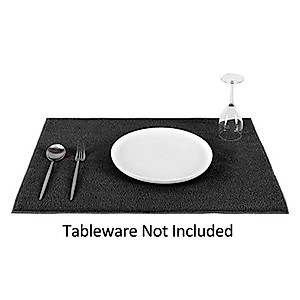 LUCKISS Microfiber Dish Drying Mat Reversible - 2 Pack Super Absorbent Drying Pad, Dish Drainer Mat For Kitchen Counter, 16 x 18 inch