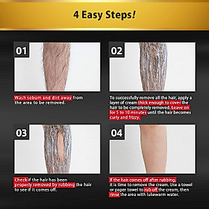 [Japanese Quality] NULL Hair Removal Cream for Men. Large 8.81 oz. Works great approx. 5 mins on pubic hair, body, arms, legs, and male chests, Painless, Aloe Vera, Depilatory cream for men