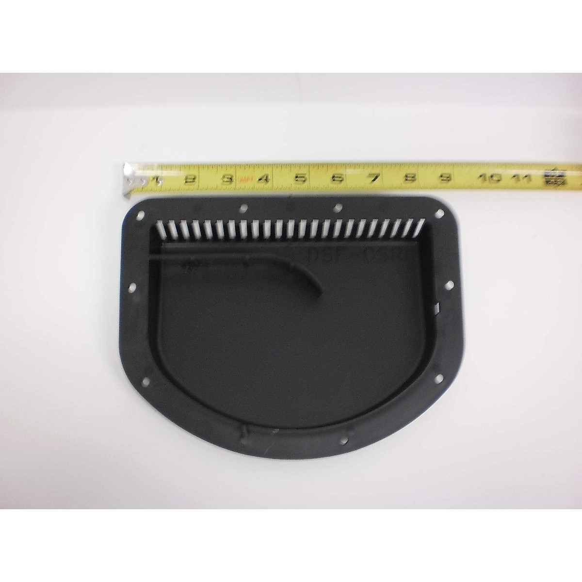 Black Side Wall Forced Air Vent Cowl Exterior Motorcycle Trailer Camper RV