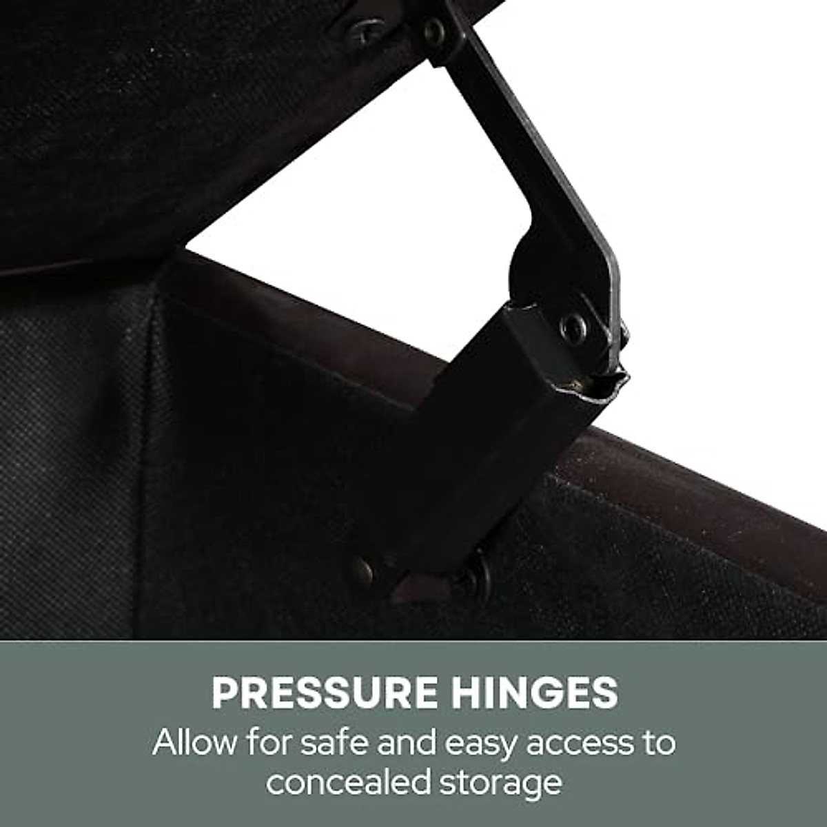 Convenience Concepts 163010E Ottoman, 24"L x 18"W x 18"H, Dark Espresso