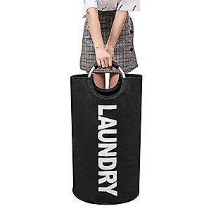 ZERO JET LAG 82L Large Laundry Basket Collapsible Fabric Laundry Hamper and 22in Rolling Slim Laundry Hamper Basket on Wheels