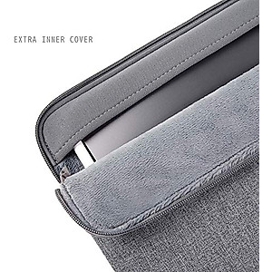 Comfyable Tablet Sleeve Compatible for iPad Pro 12.9 inch M2 2022 M1 2021 2020 W/Smart/Magic Keyboard & Pencil Holder - Protective Water Repellent Slim Sleeve for iPad Pro 2018-2022, Gray