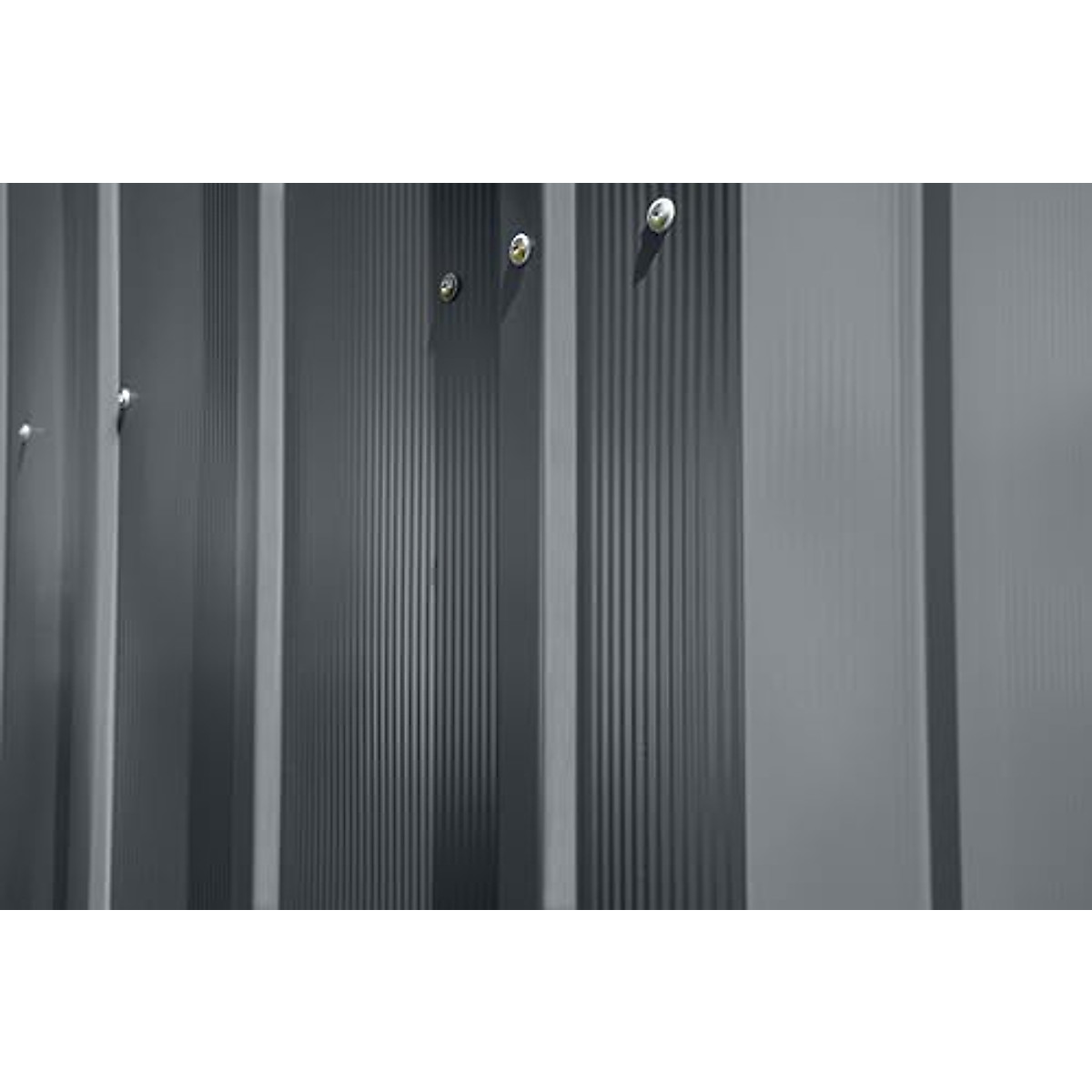 Arrow Classic Steel Storage Shed, 8x4, Charcoal