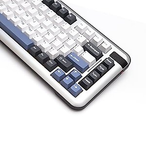 XDK Custom Keycaps 173 Keys Double Shot PBT Keycap Set Cherry Profile for Cherry Gateron MX Switches ISO ANSI Layout Mechanical Keyboard (Arctic Circle)