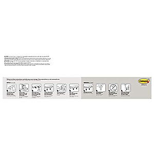 Command Picture Ledge, Damage Free Hanging Floating Shelf with Adhesive Strips, No Tools Picture Hanger for Displaying Home Photographs, 1 Ledge and 10 Command Strips