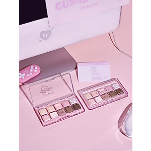 lilybyred Mood keyboard eyeshadow palette | Soft neutral ash color, Long-Wearing, glitter, Clear watercolor | Palette With Easy Color Matching For All | K-beauty (04#Cool membership)