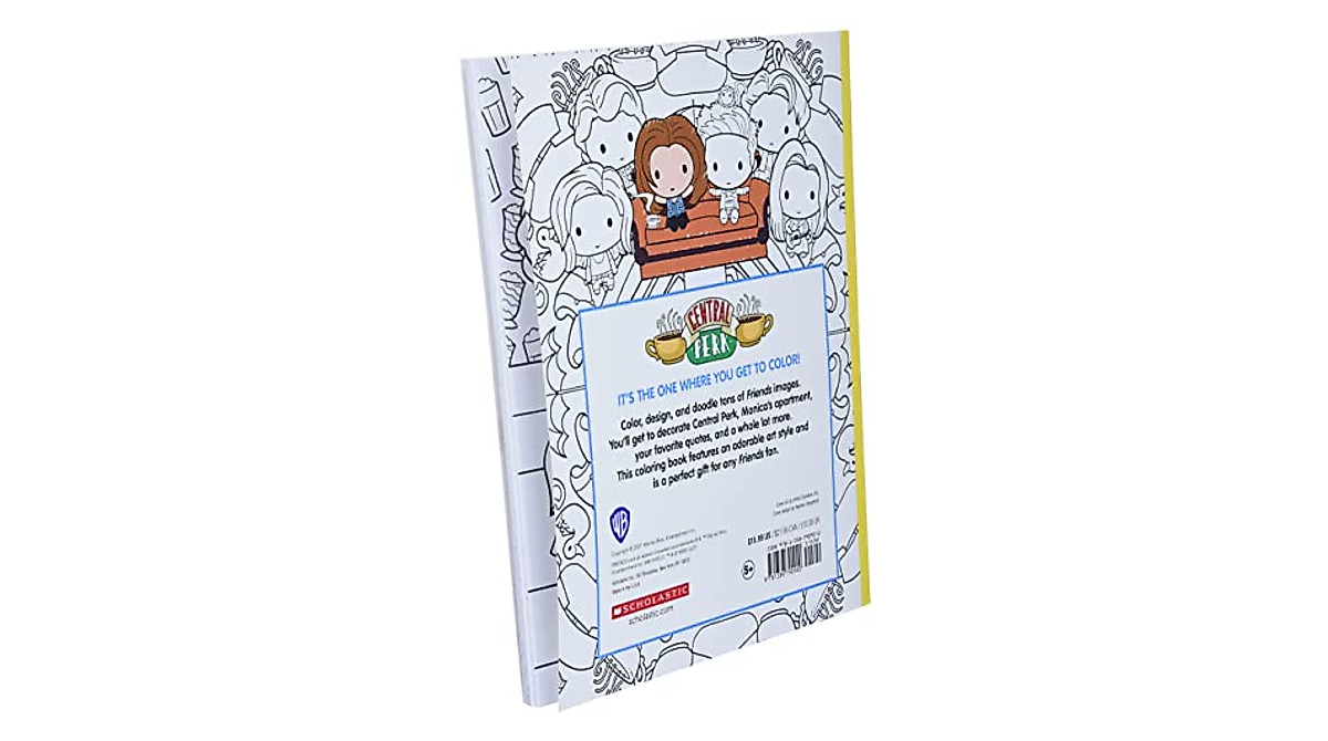 Official Friends Coloring Book - 100 Fun Images to Color