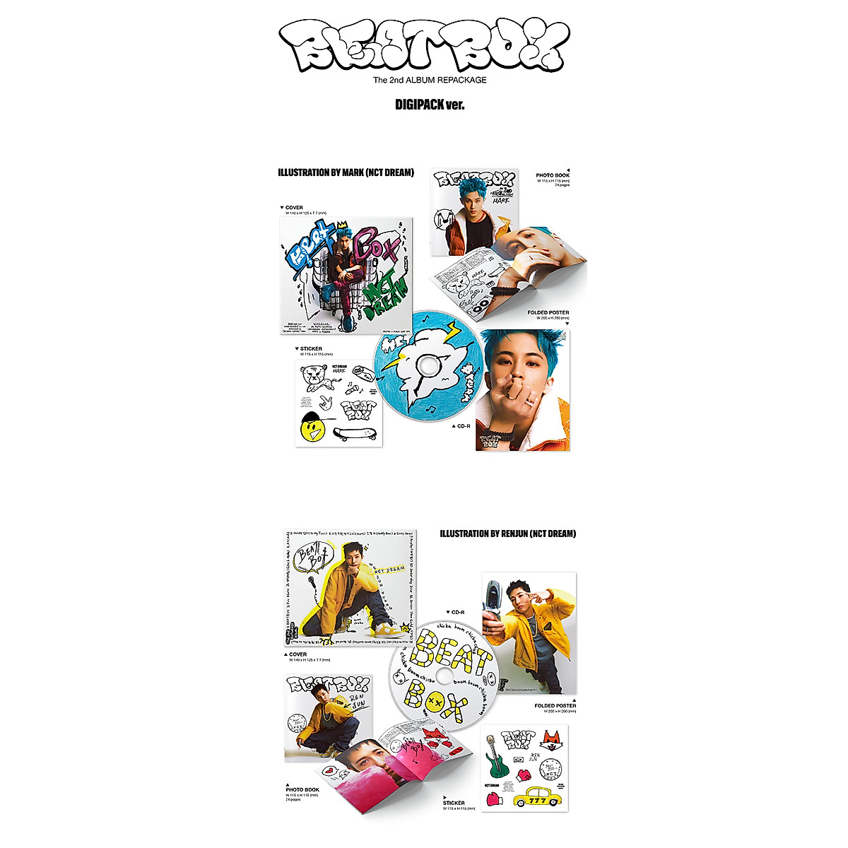 NCT Dream - Beatbox [Digipack ver.] CD (Random ver.)