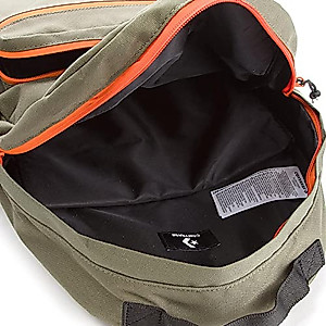 Converse Unisex-Adult's Go 2 Backpack (Surplus Green/Mandarin, One Size)