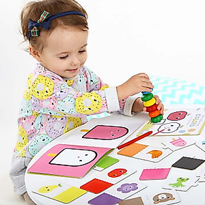 Banana Panda - Kids Academy Colors - Includes 2 Coloring Books and 10 Educational Puzzles for Kids Ages 18 Months +