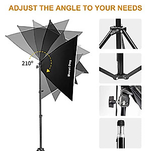 MOUNTDOG Softbox Lighting Kit,20"X28" Photography Continuous Lighting System Photo Studio Equipment with 95W Light Bulb 5500K for Portrait Product Shooting Photography Video Recording