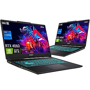 MSI 2023 Cyborg Gaming Laptop, 15.6" FHD 144Hz FHD IPS-Type Display, NVIDIA GeForce RTX 4060,Intel Core i7-12650H, 64GB DDR5, 4TB PCIe SSD, Wi-Fi 6, Windows 11 Home, Backlit Keyboard, Black/OLY