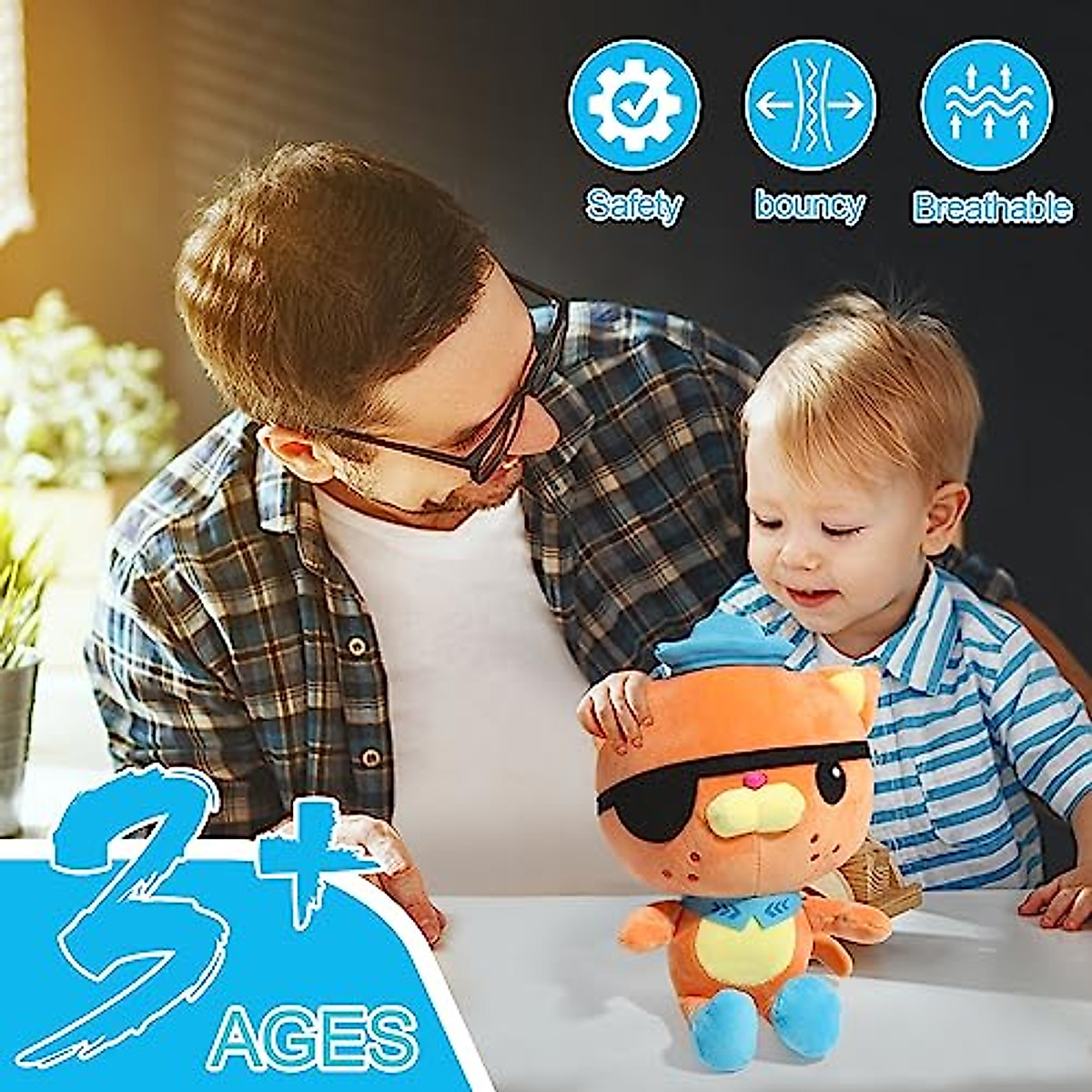 CHAOFANZHE The Kwazii Plush,Ocean Toys,Sorf Animal Dolls 12" (Kwazii 12")…