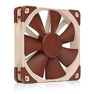 Noctua NF-F12 5V, Premium Quiet Fan with USB Power Adaptor Cable, 3-Pin, 5V Version (120mm, Brown)